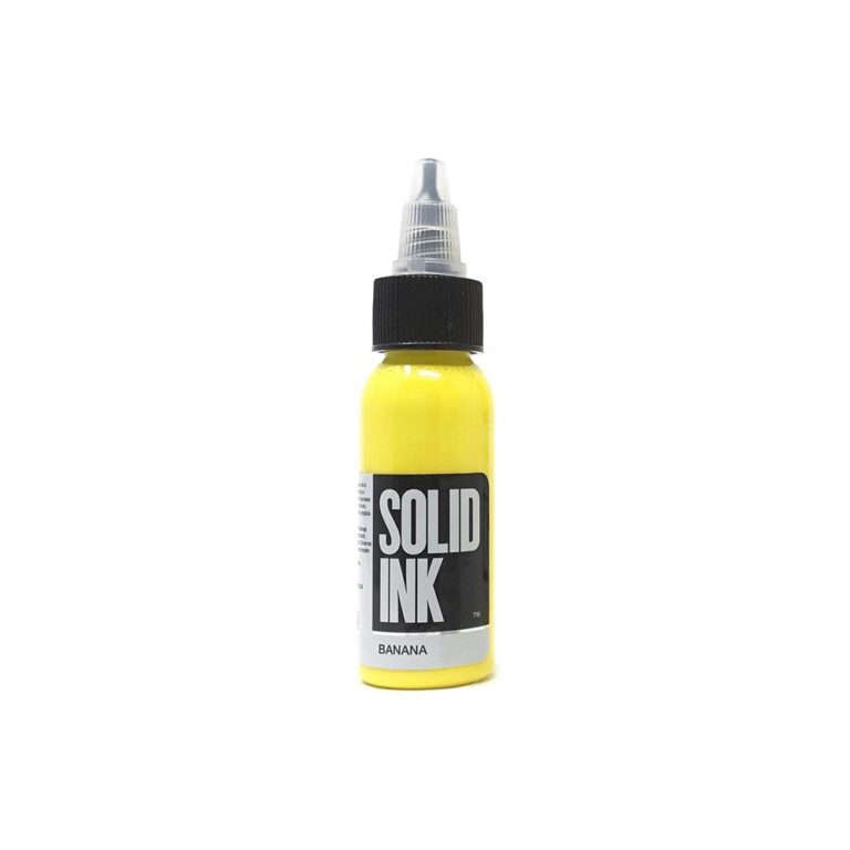 Banana — Solid Ink — 1oz Bottle - Pulse Tattoo